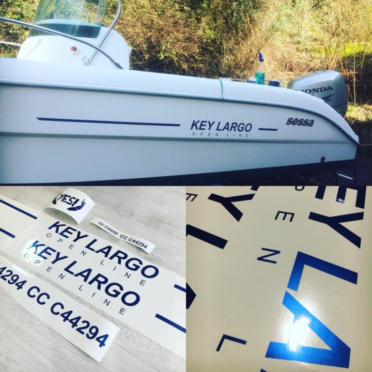 Autocollants pour bateau – Vague de Style